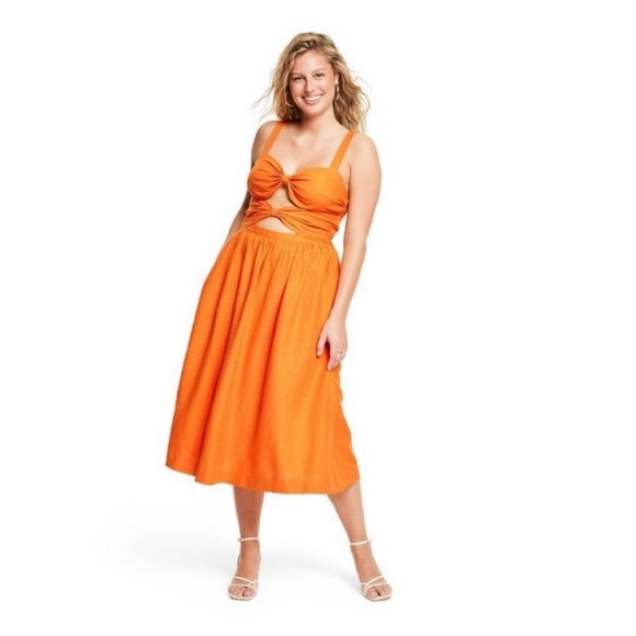 Fe Noel X Target | Dresses | Nwt Fe Noel X Target Double Cut Out Midi ...